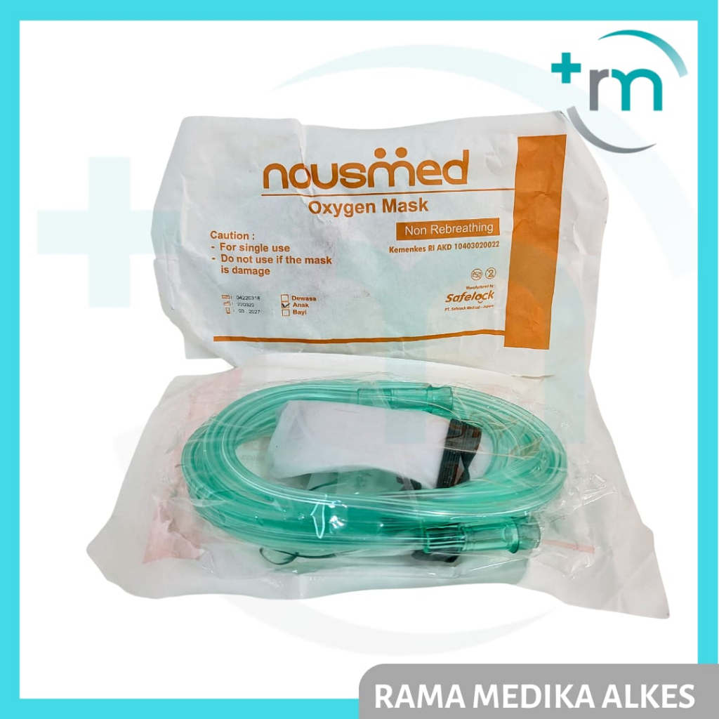 Jual NRM Anak Pediatri | Masker Oksigen Non Rebreathing Anak-anak ...