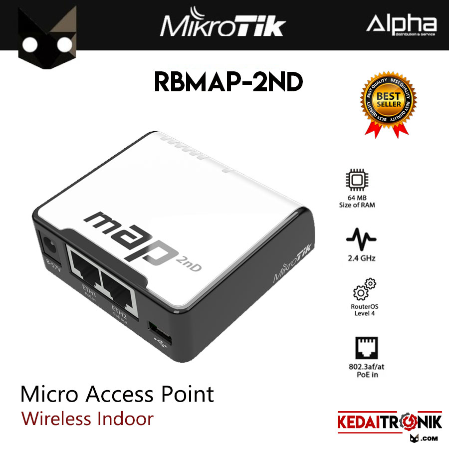 Jual Mikrotik Rbmap2N Rb Map2N Rb Map2Nd Wireless Indoor RBmAP2n | Shopee Indonesia
