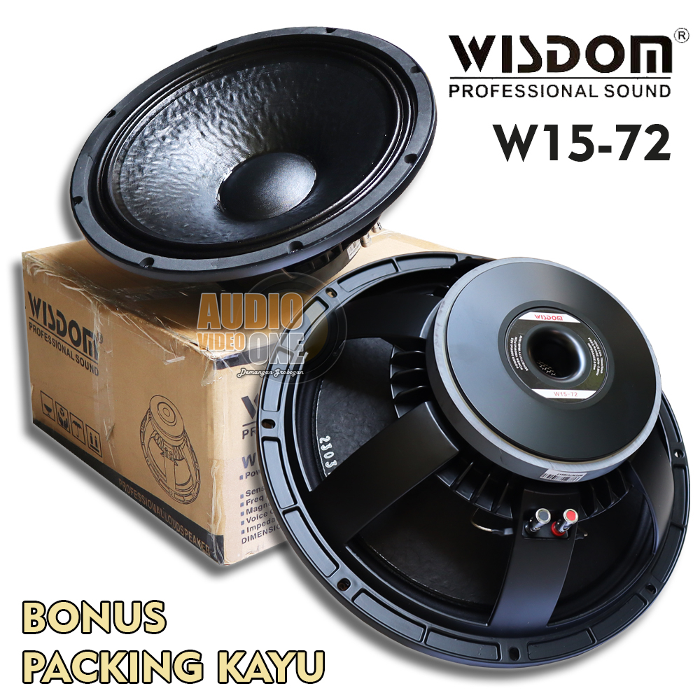Jual Speaker Wisdom W15-72 Spiker Komponen 15 Inch Spul 3 Inch Original ...