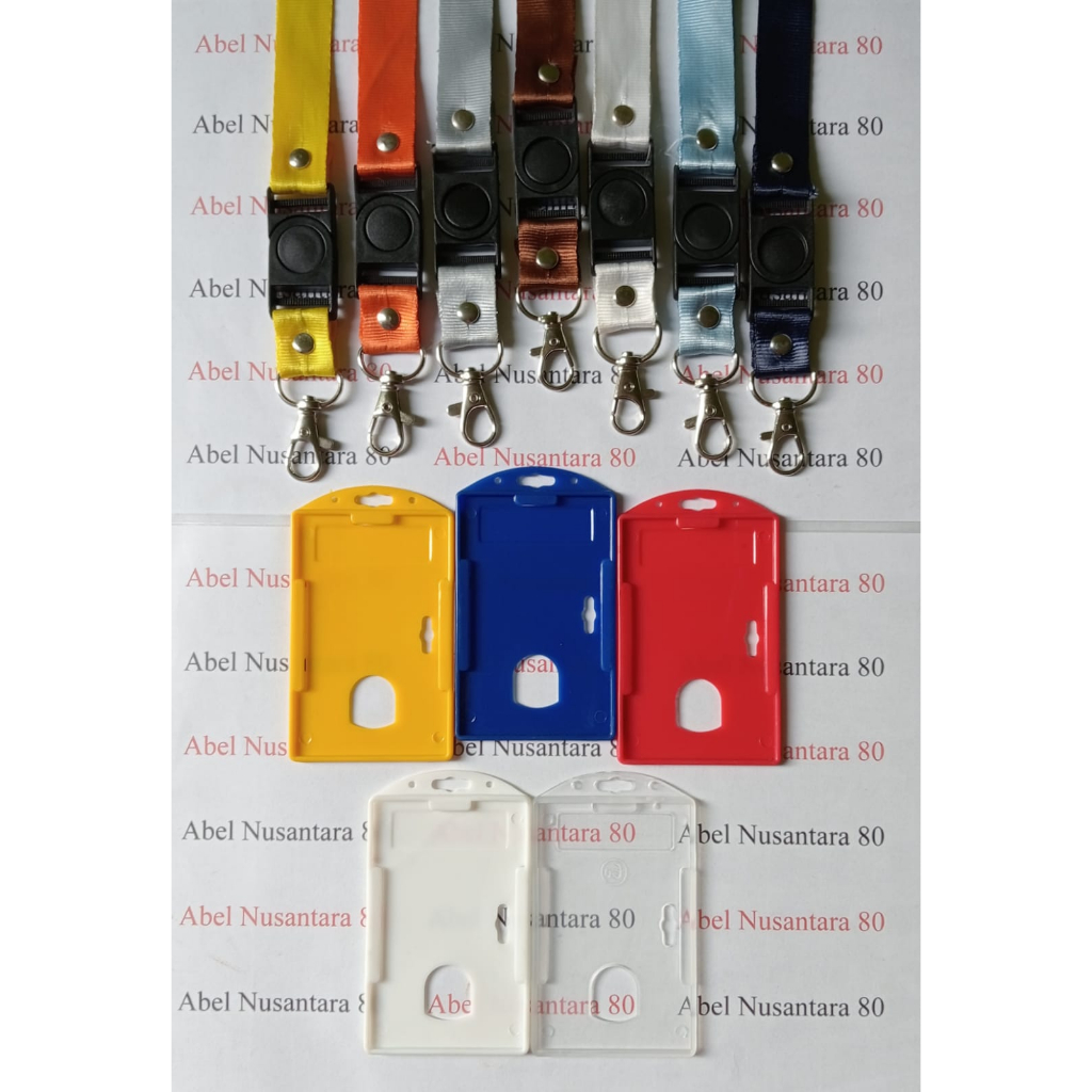 Jual Paket Casing ID Card Plastik EvBes dengan Tali Kait 2cm Stofer ...