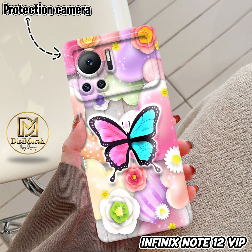 Jual (DS2763) Case Hp Pro Kamera INFINIX NOTE 12 VIP MOTIF Butterfly ...