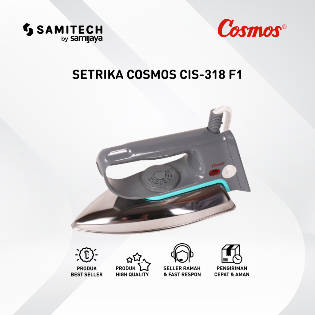 Jual SETRIKA COSMOS CIS-318F STAINLESS / CIS 318F STAINLESS BERGARANSI ...