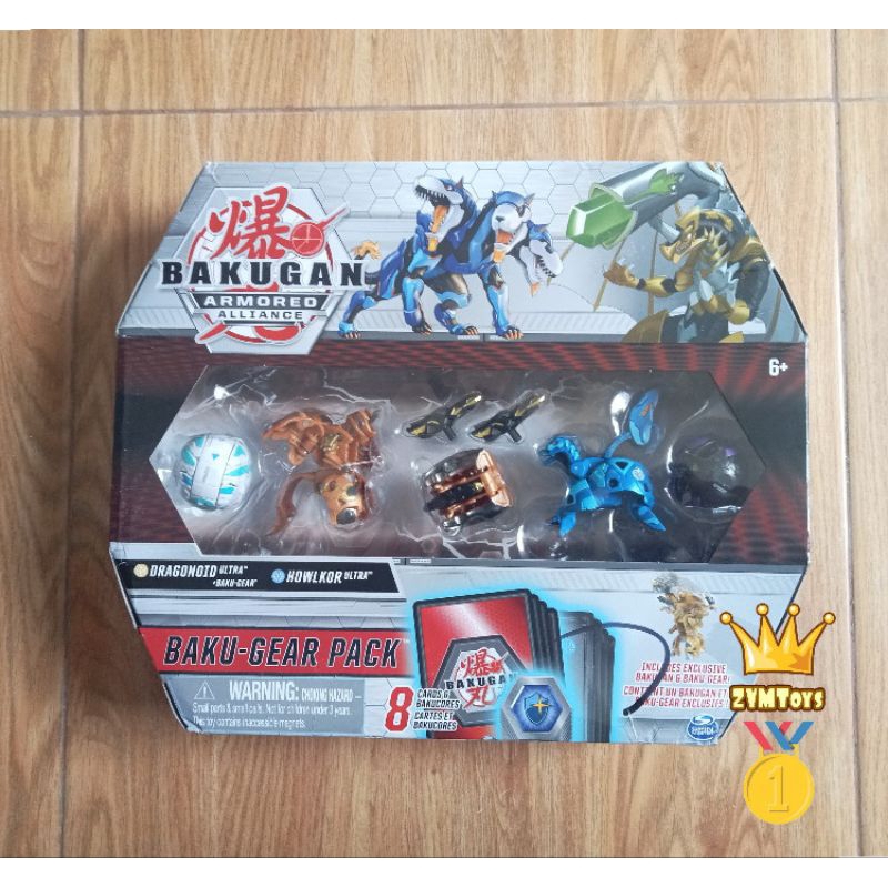 Jual Bakugan Armored Alliance Baku Gear 4pk - Dragonoid & Howlkor Ultra Original Spin Master ...