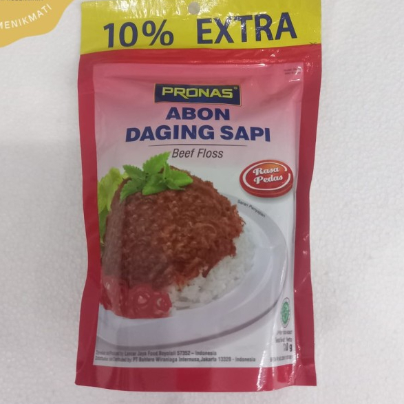 Jual Pronas Abon Sapi Rasa Pedas 100gr | Shopee Indonesia