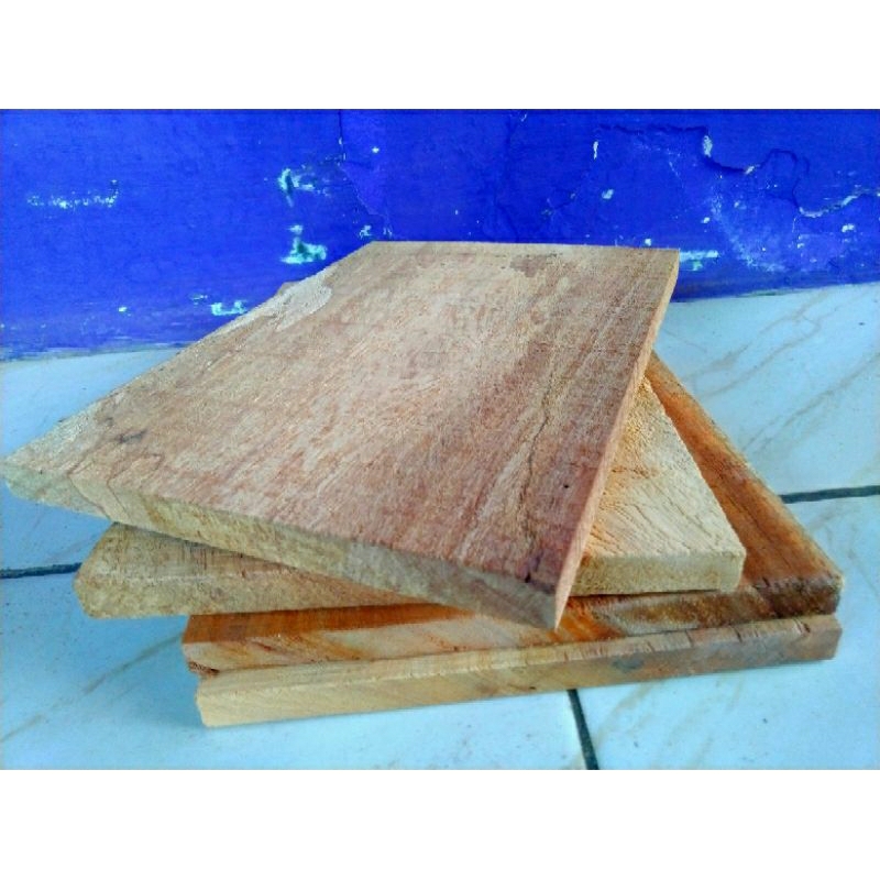 Jual Papan Kayu Jawa Campur 1,2x17x25 cm Belum Di Haluskan / Kayu ...