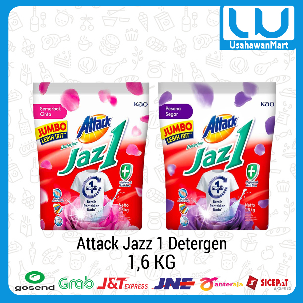 Jual Attack Jazz 1 Detergen 1,6KG | Shopee Indonesia