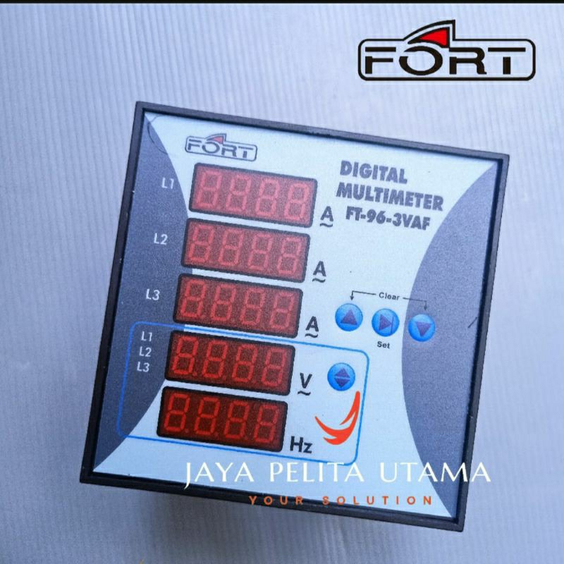 Jual Digital multi meter 3p/4 wire FT96-3VAF Amper-volt-Hz FORT | Shopee Indonesia