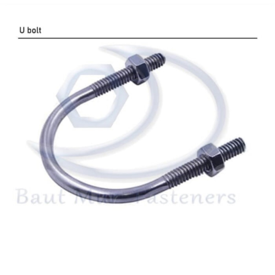 Jual 4" U bolt pipa - 4 inch clam pipa - U bold galvanis DN 100 DN100 ...