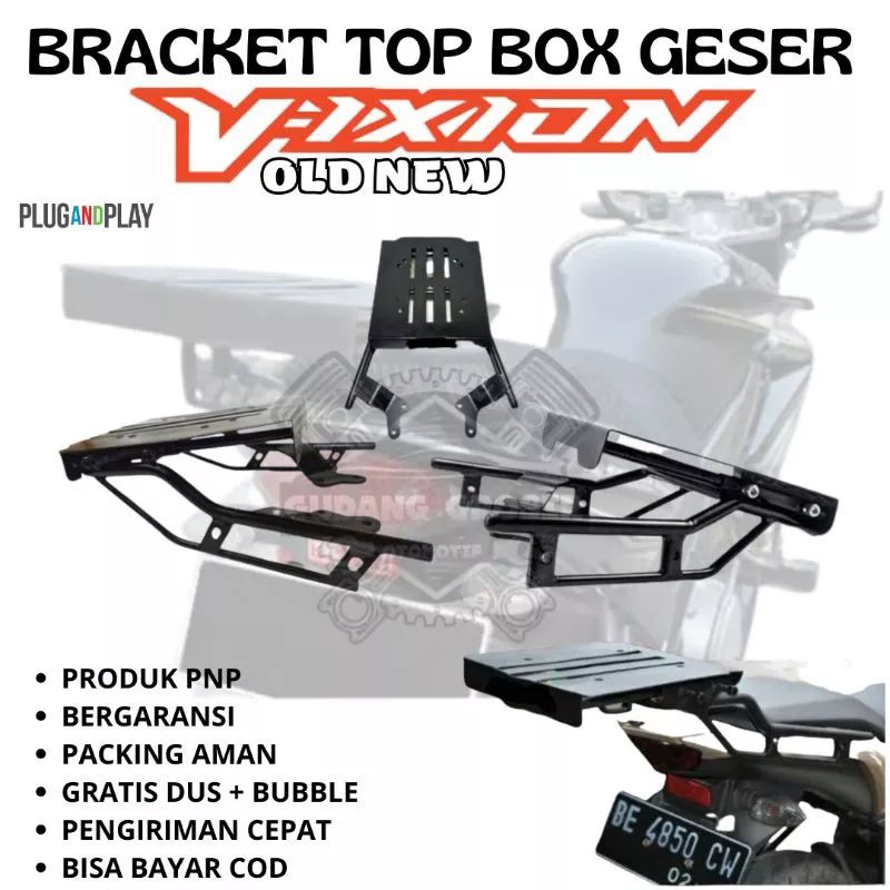 Jual Breket Top Box Vixion New NVA-NVL Vixion Old Vixion R 155 VVA ...