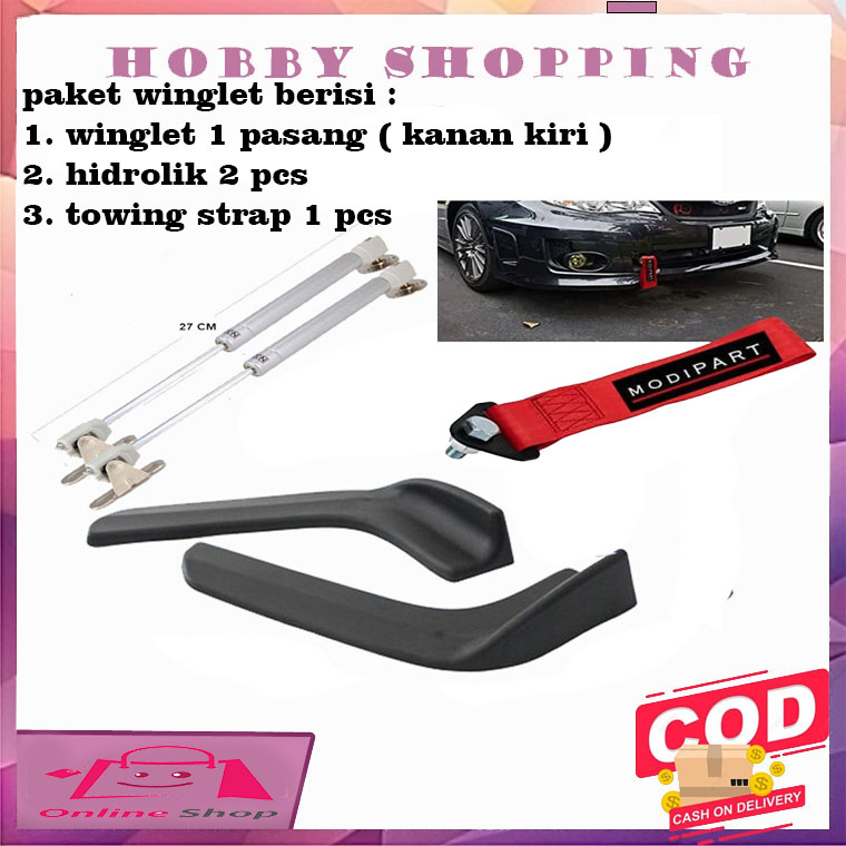 Jual Paket Winglet Bumper Diffuser & Hidrolik Mobil, Truk, & Bus ...