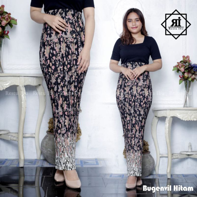 Jual Original REAL PICT ROK PLISKET BATIK / ROK PLISKET / BAWAHAN ...