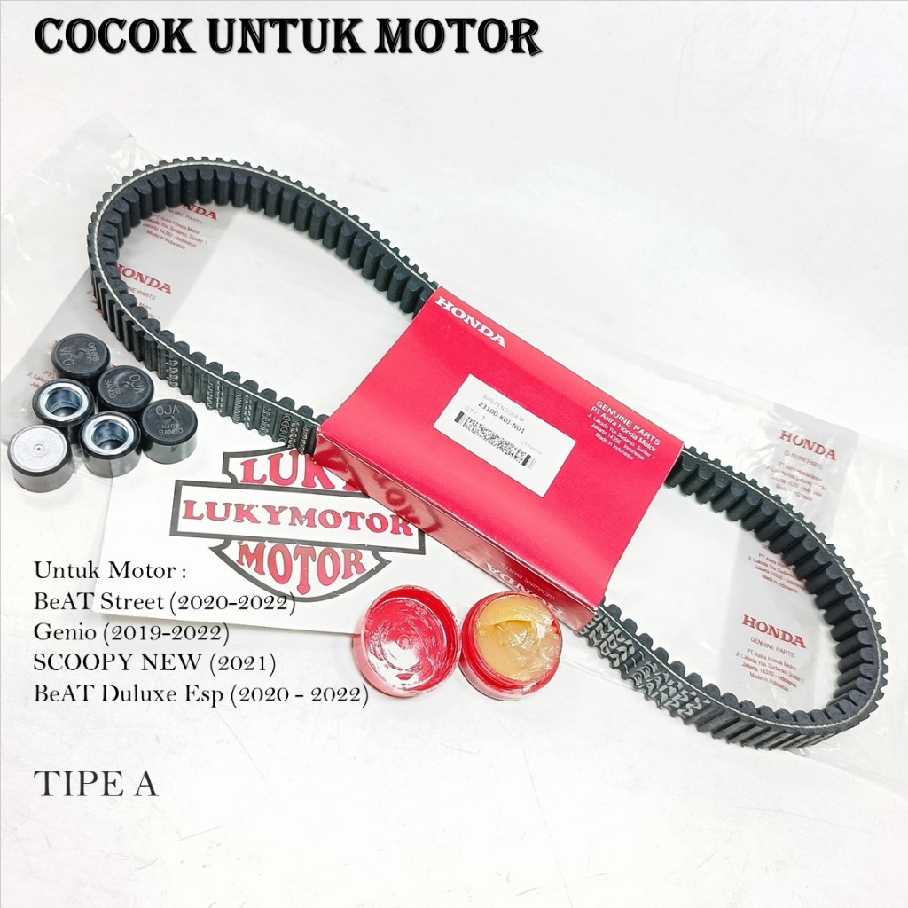 Jual ROLLER SET VANBELT KOJ HONDA BEEAT FI ESP , GENIO , BEAT STREET NEW , BEAT DELUXE , BEAT ...