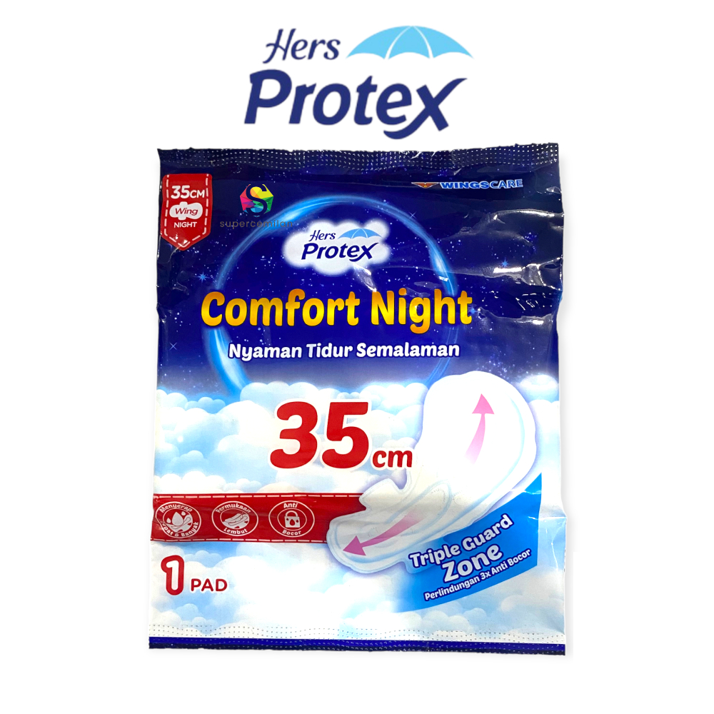 Jual HERS PROTEX 35cm PEMBALUT MALAM WING NIGHT TRIPLE GUARD ZONE ...