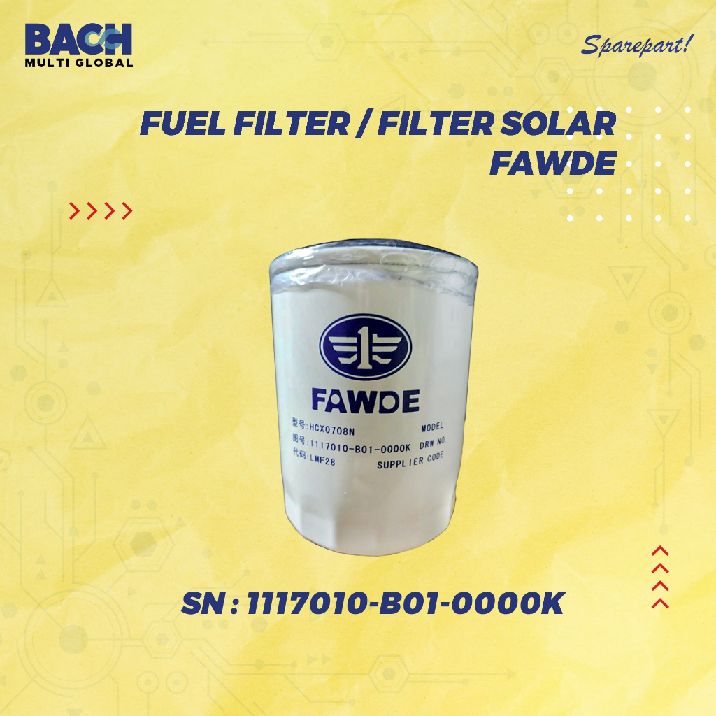 Jual Fuel Filter / Filter Solar Genset Fawde 20 Kva 1117010-B01-0000K ...