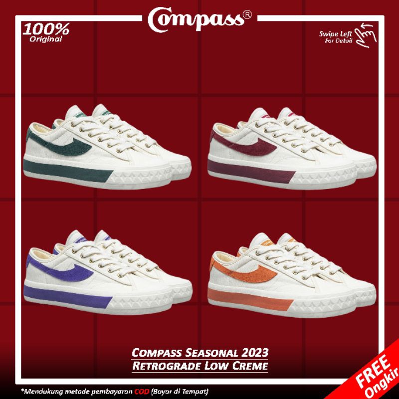 Jual Compass Seasonal Retrograde Low Creme Spinach / Cherry / Grape ...