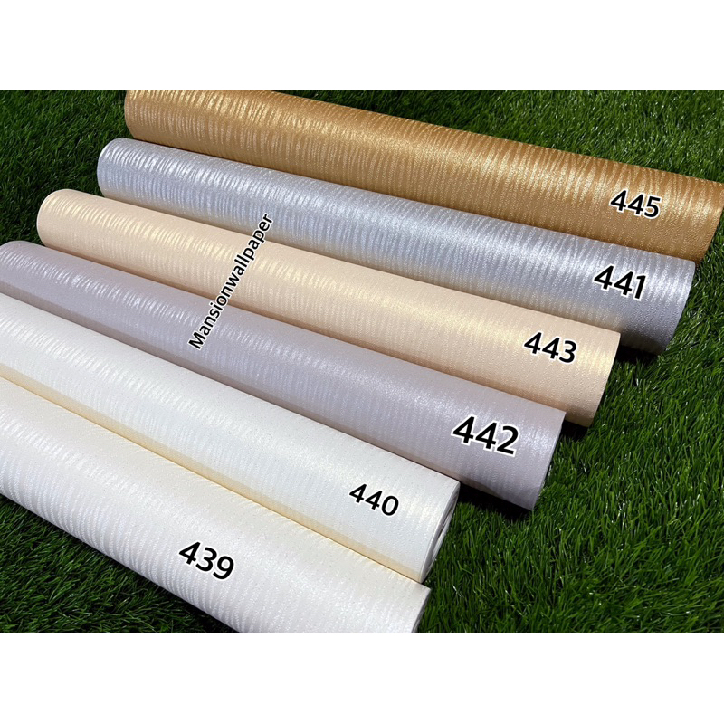 Jual Wallpaper Dinding Polos Tesktur Kayu Putih Gading Abu Silver Gd ...