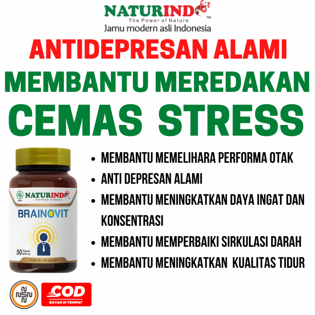 Jual Antidepresan Obat Stress Dan Depresi Cemas skizofrenia Insomnia Susah Tidur Herbal ...