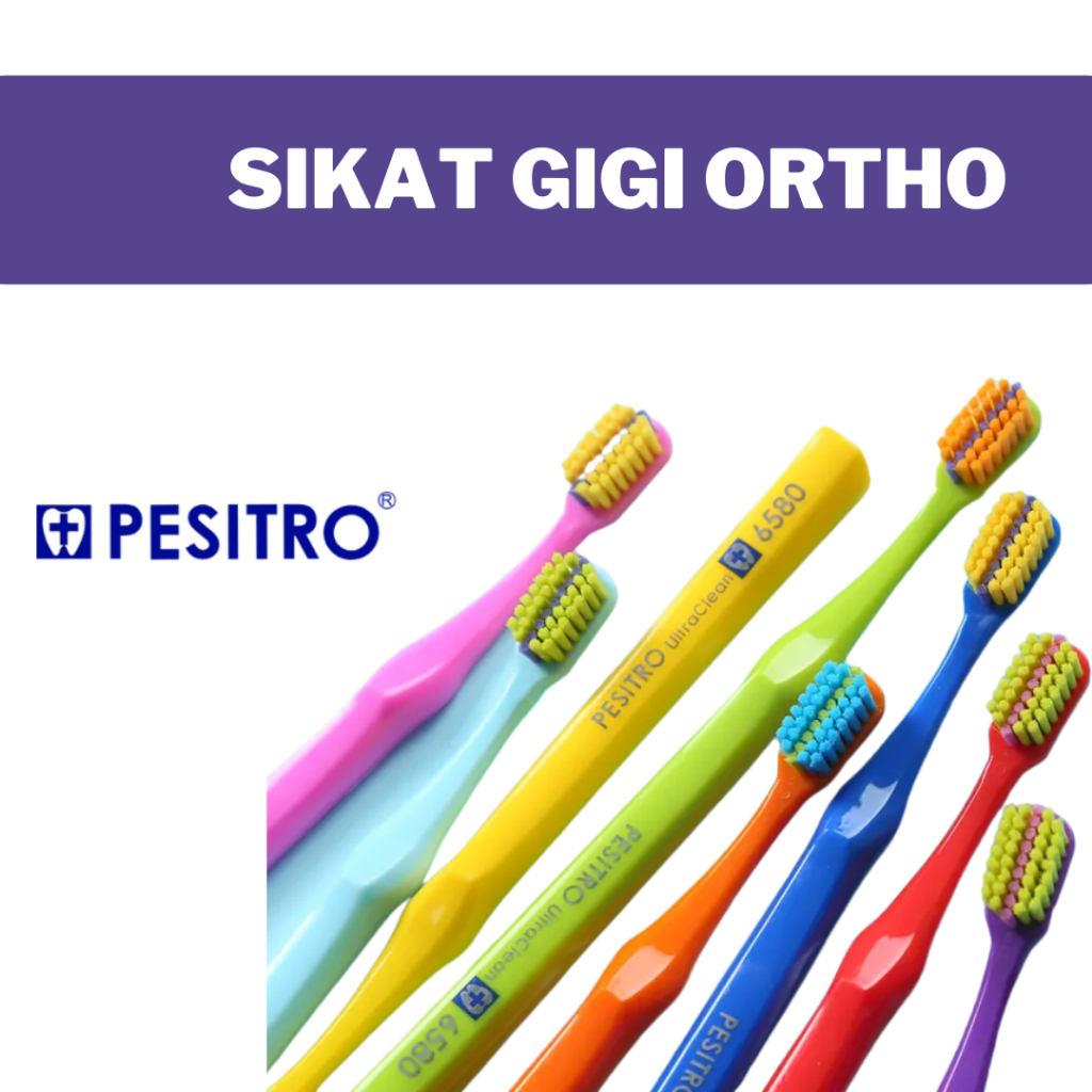 Jual Pesitro Sikat gigi ortho / sikat gigi behel / sikat gigi khusus ...