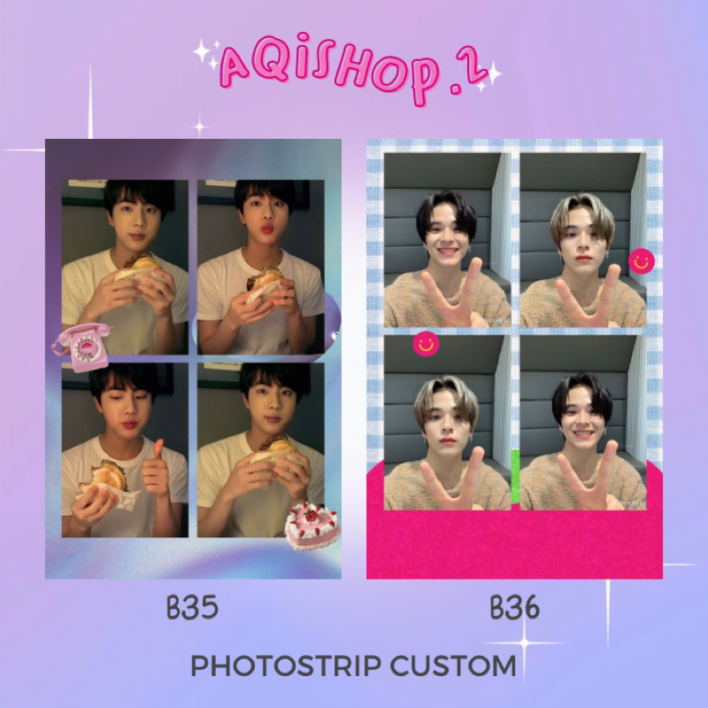 Jual SEHARI JADI PHOTOSTRIP 4 KOTAK CUSTOM CETAK FOTO SNPASHOT/DOUBLE ...