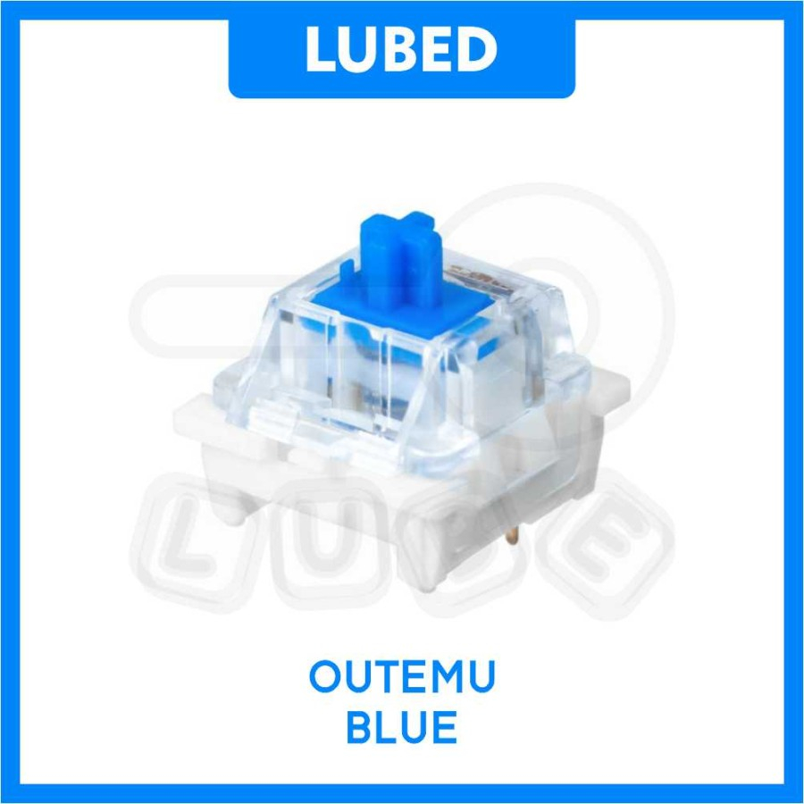 Jual LUBED OUTEMU Blue Switch Tactile Mechanical Switch with Krytox ...