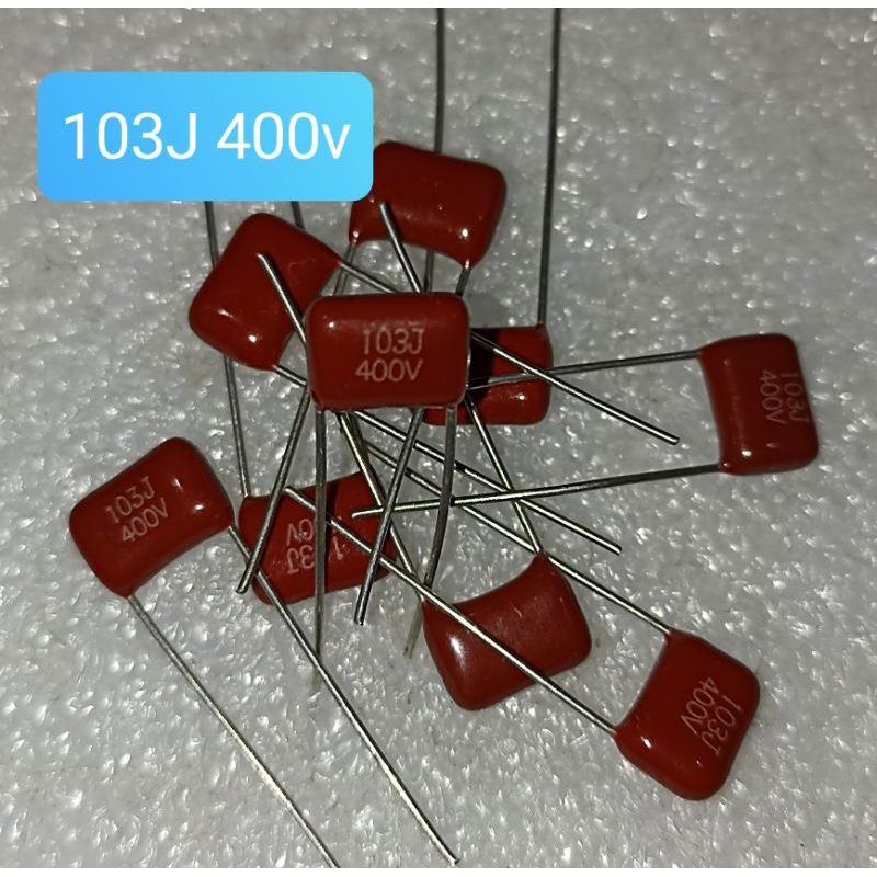 Jual KAPASITOR MILAR 103J 400VOLT MYLAR 103J 400 VOLT 103 J 400 VOLT ...