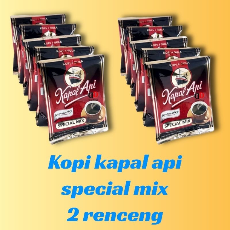 Jual Kopi kapal api special mix 2 renceng | Shopee Indonesia