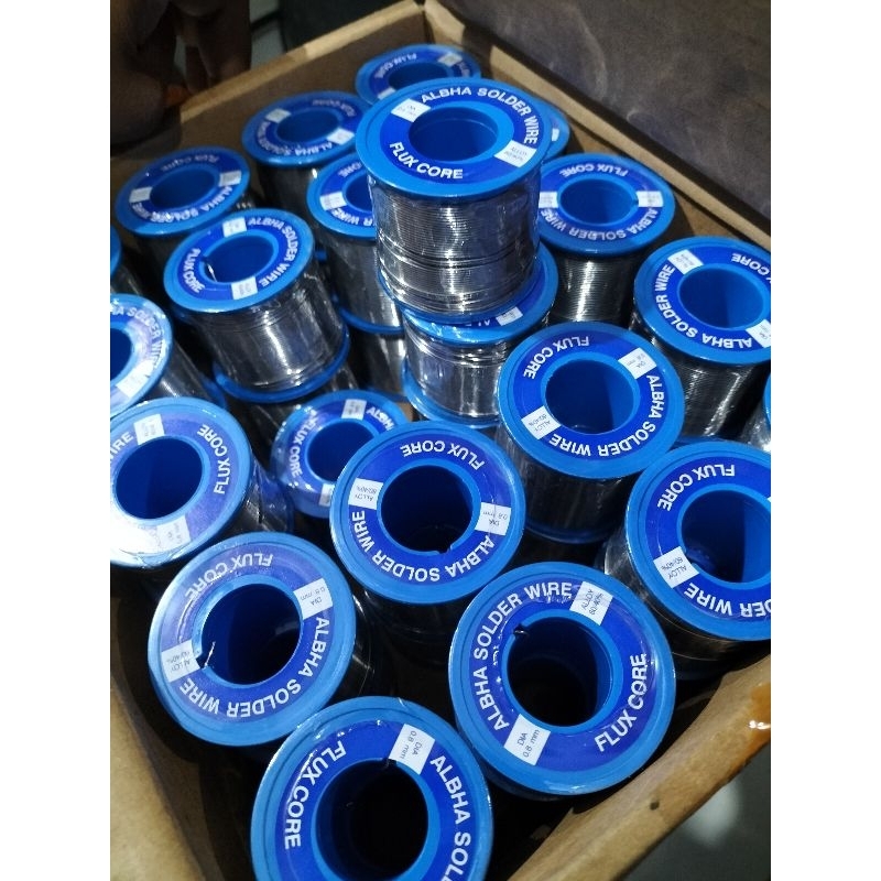 Jual Timah alpha timah alpa 250 gram timah solder wire flux core ...