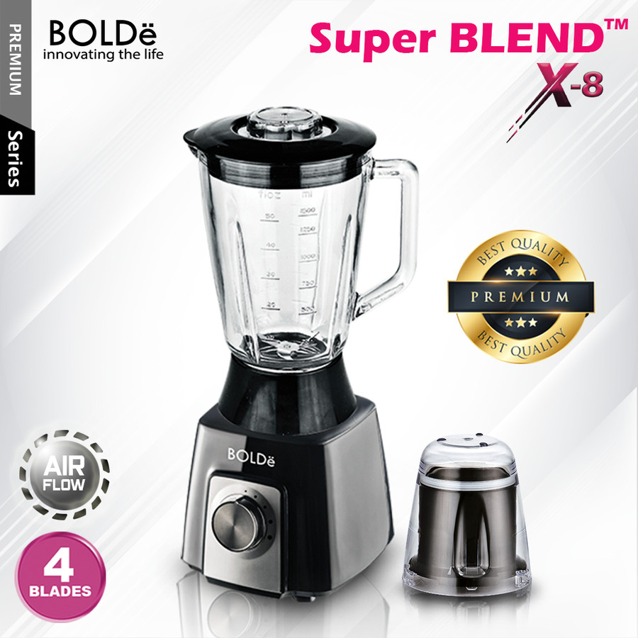 Jual [COD] BLENDER BOLDE BLENDX8 / BLEND X8 / X-8 (1,5 LITER / KACA ...