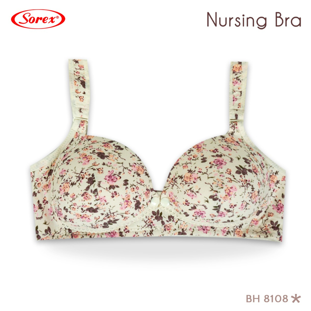 Jual Sorex Bra Menyusui Motif Bunga Cantik Nursing Bra 8108 Tanpa Kawat ...