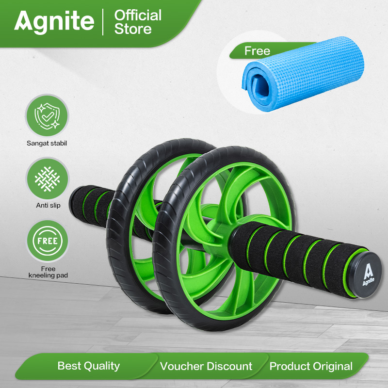 Jual Agnite Abs Roller Double Wheel / Abs Wheel / Abdonimal Roller ...