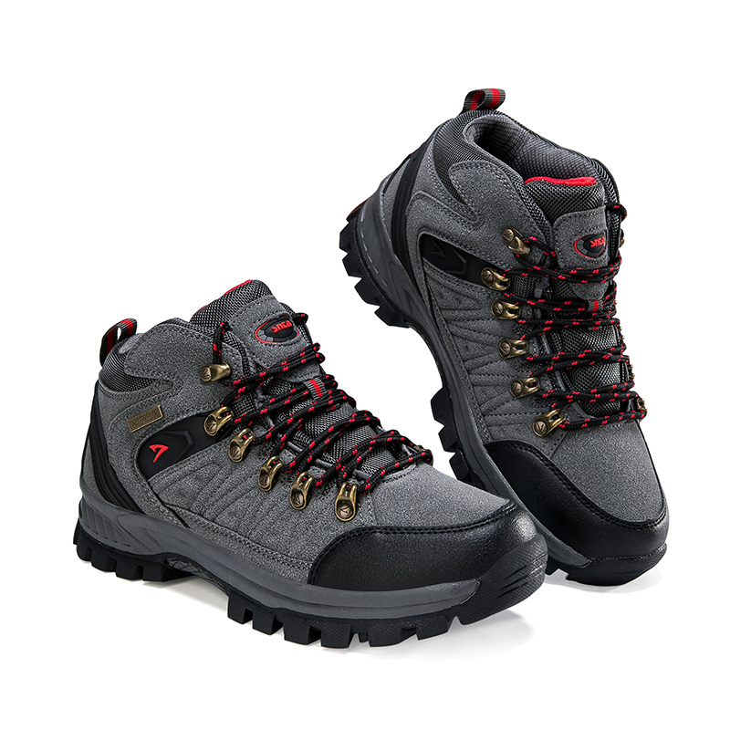 Jual Sepatu Gunung Snta 505 Grey Red Sports Hiking Outdoor Waterproof ...