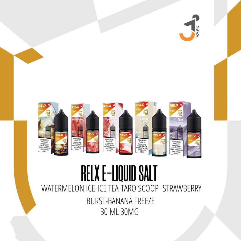 Jual RELX SALT SERIES 30ML 30MG BY RELX E-LIQUID | Shopee Indonesia