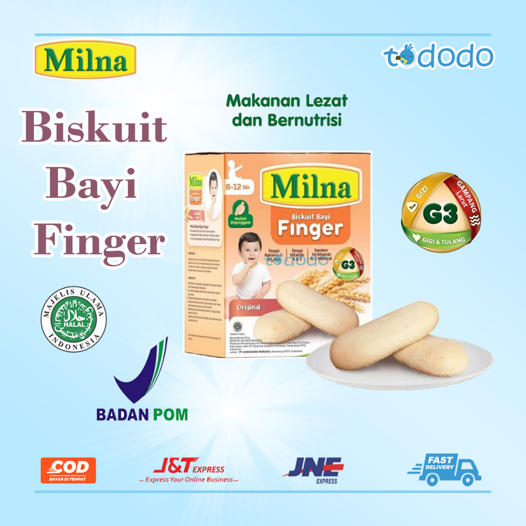 Jual Milna Biskuit Milna Biskuit Ori 52gr / Biskuit Bayi | Shopee Indonesia