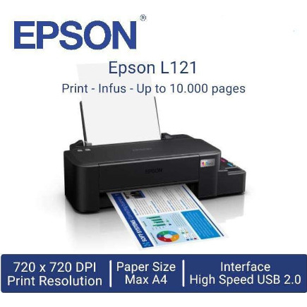 Jual Printer Epson EcoTank L121 A4 New Original Ink Tank 664 Gratis Ongkir | Shopee Indonesia