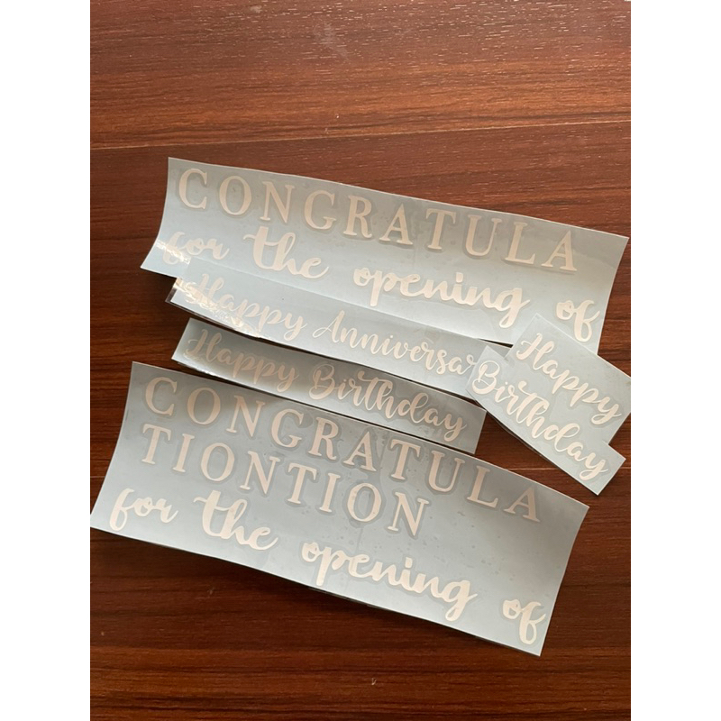 Jual sticker cutting nama tulisan bebas custom | Shopee Indonesia