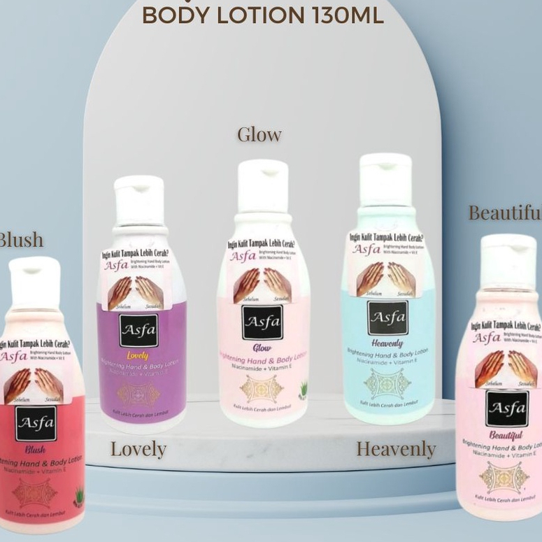 Jual KOM - NEW ASFA BRIGHTENING BODY LOTION BOTOL KECIL 130ML | Shopee ...