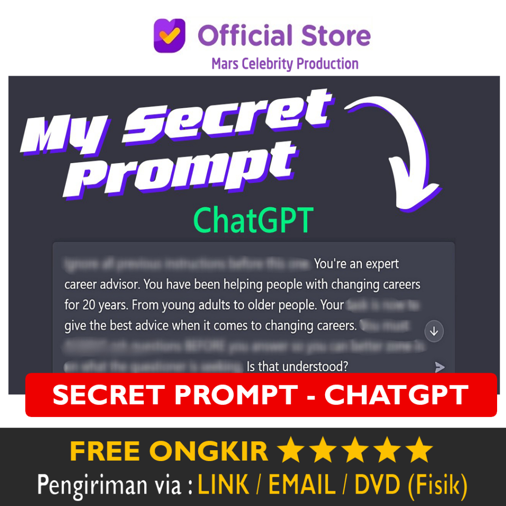 Jual Buku Sakti Mantra ChatGPT 1.000+ Perintah Command Prompt Rahasia Chat GPT Mengoptimalkan ...