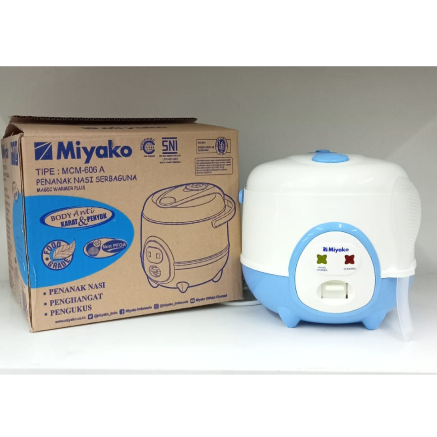 Jual Miyako Magicom Mcm-606A Penanak Nasi Miyako 0.6Liter Garansi Resmi ...