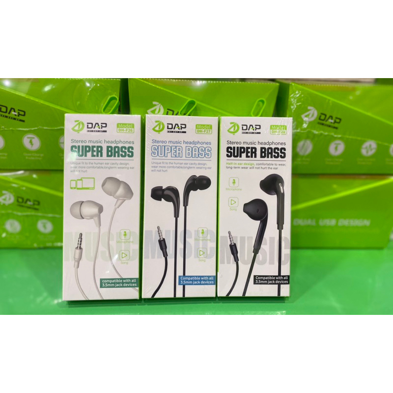 Jual Headset DAP DH-F26 / DH-F27 / DH-F28 Mega Bass Super bass Stereo ...