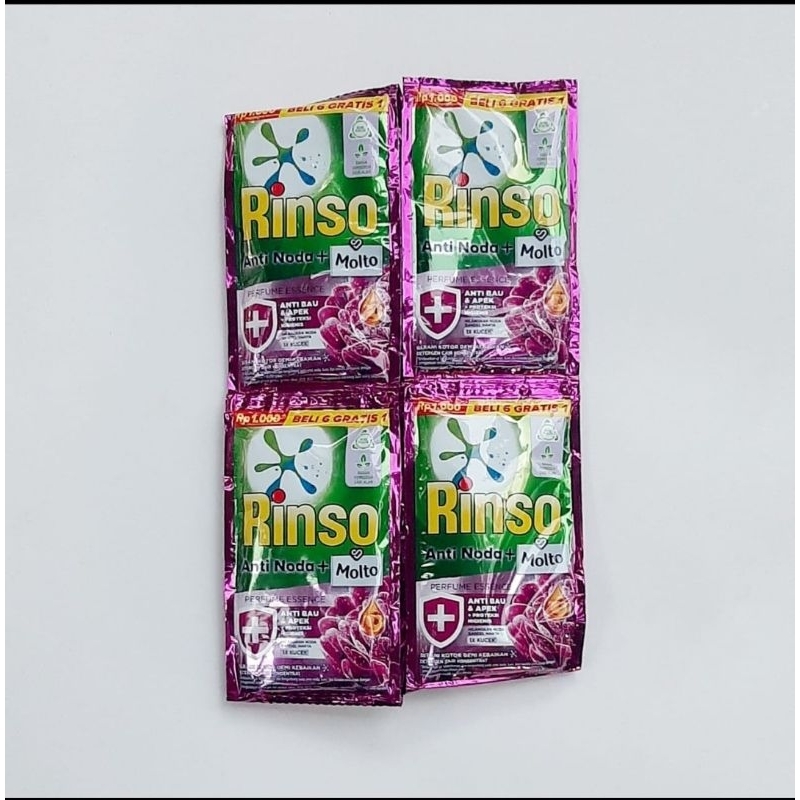 Jual Rinso Cair + Molto 38ml satu renteng (12 sachet) | Shopee Indonesia