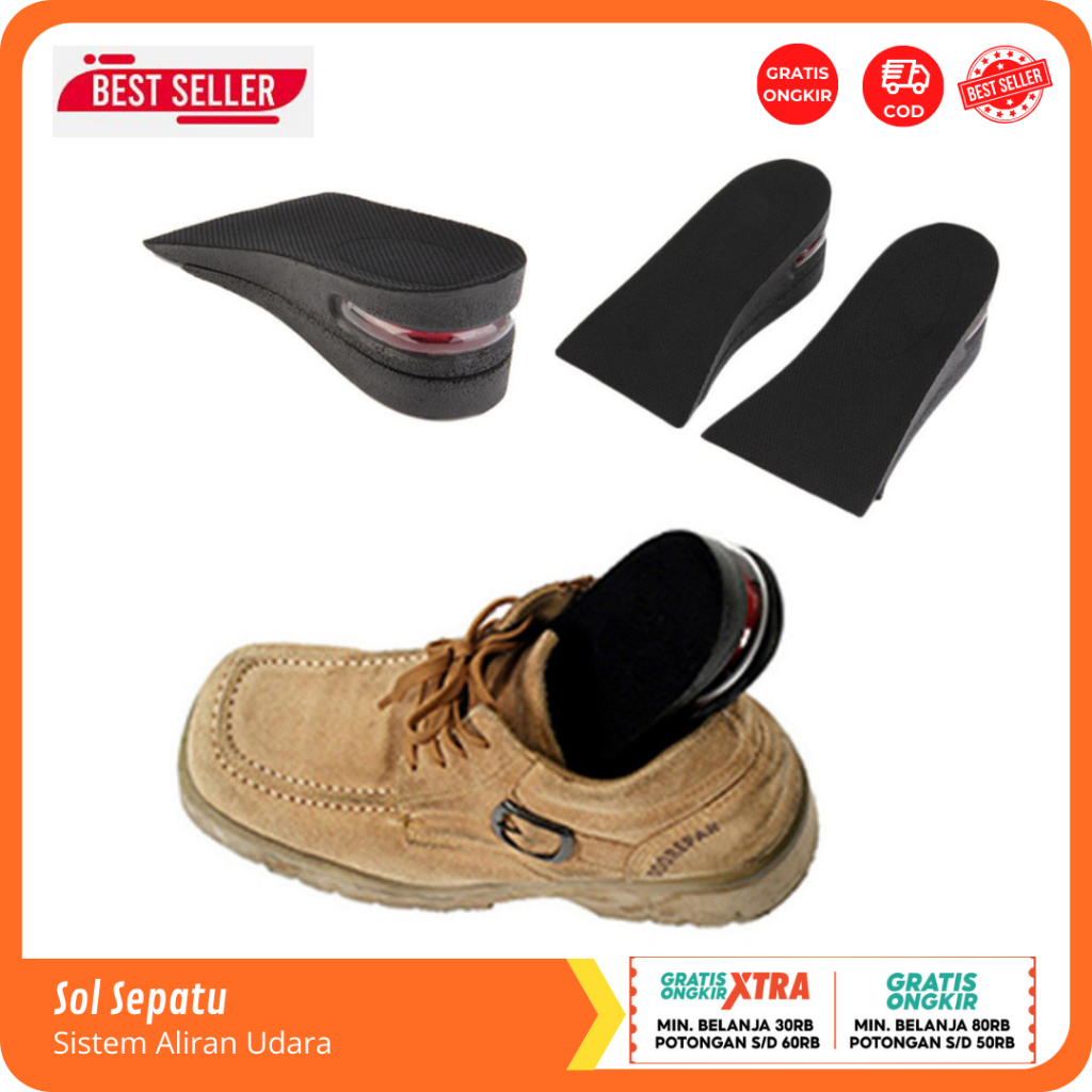 Jual Sol Sepatu Semua Ukuran dengan Sistem Aliran Udara kaki Nyaman Dan ...
