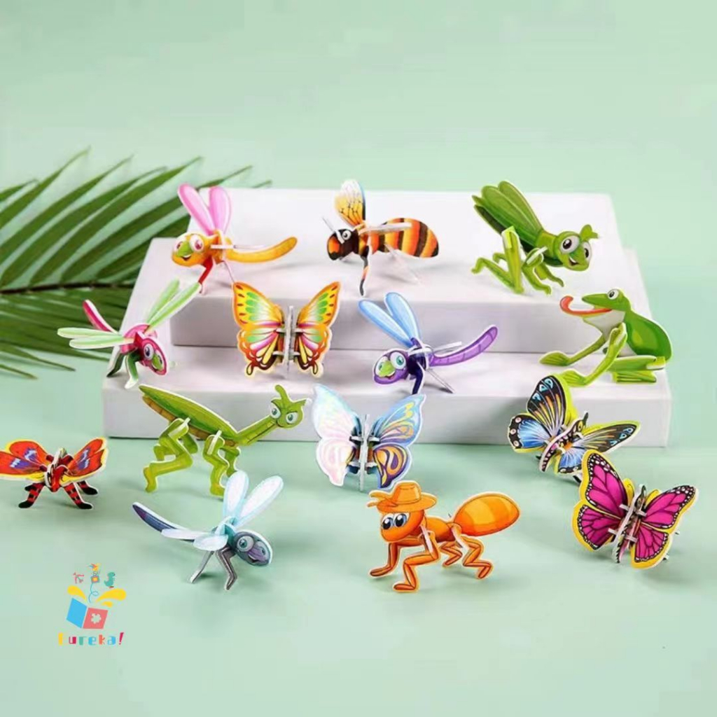 Jual Mainan DIY Poke*mon Serangga dan Dinosaurus Rakitan Mainan ...