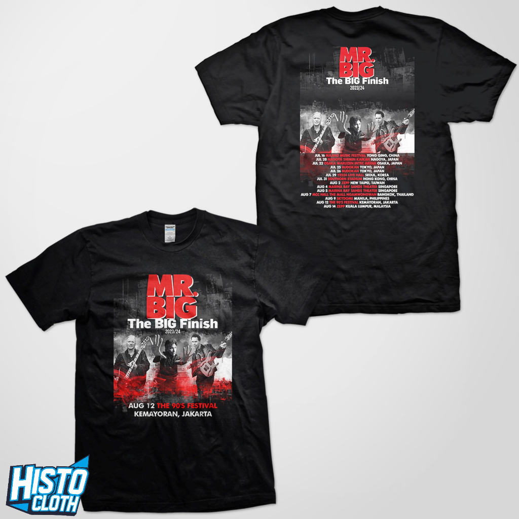 Jual Kaos Band Rock MR BIG Tour Jakarta 2023 - MRBIG10 | Shopee Indonesia