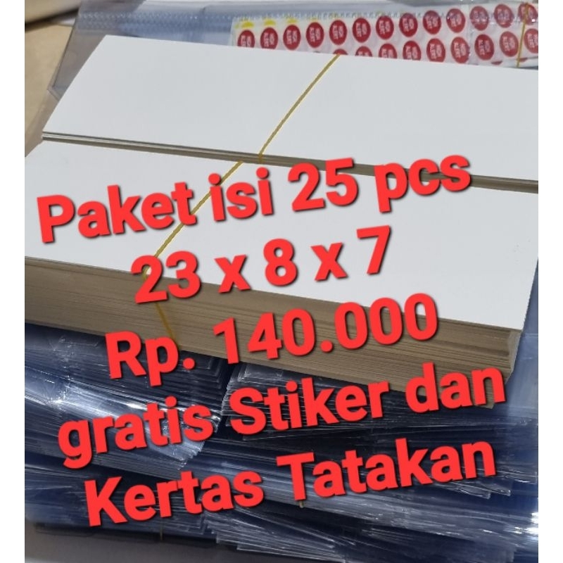 Jual isi 25 kotak Obat besar ukuran 23 x 8 x 7 isi 25 Pcs | Shopee ...