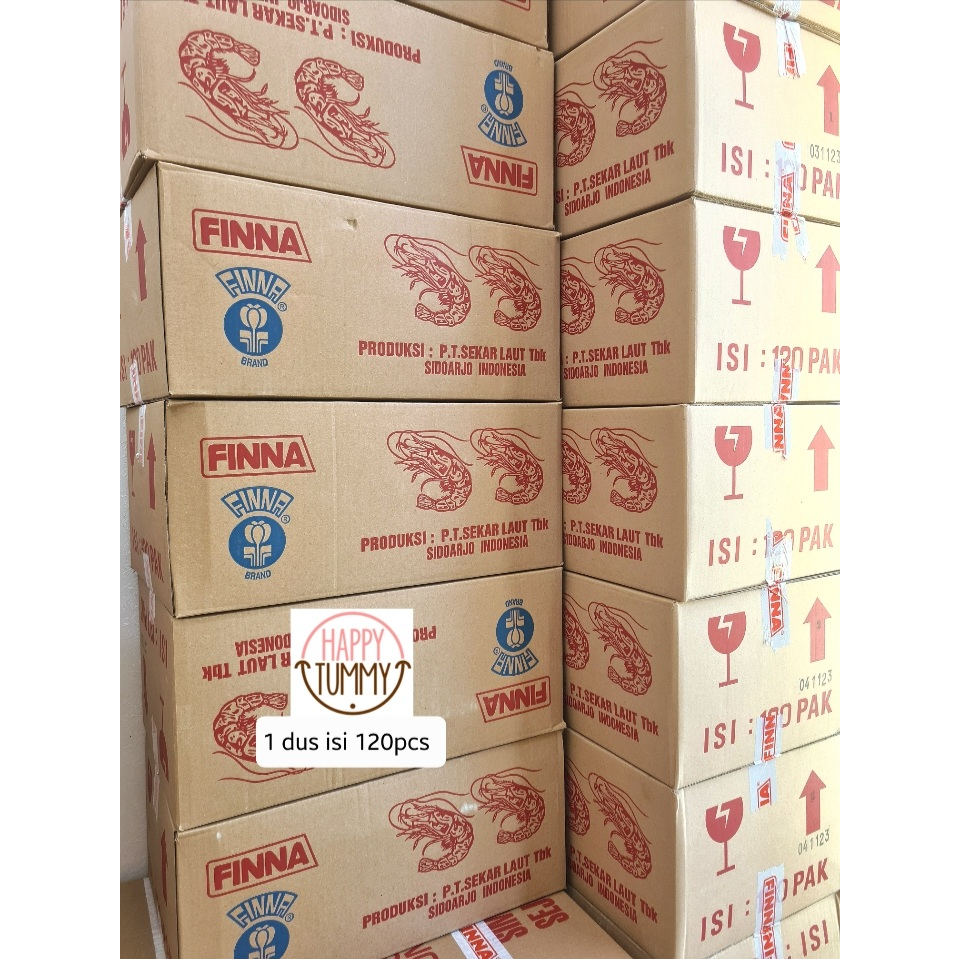 Jual exp JUNI 2025 - Finna kerupuk 1dus isi 120 pcs udang siap makan ...