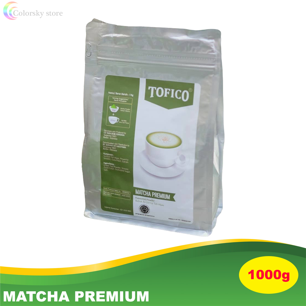 Jual TOFICO MATCHA PREMIUM POWDER 1000G | Shopee Indonesia