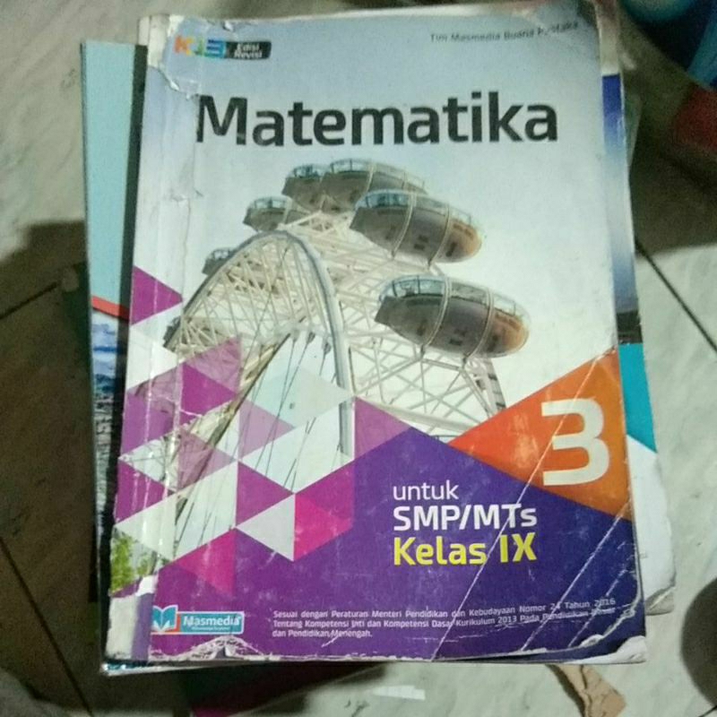 Jual MATEMATIKA KELAS 3/9 SMP K13 EDISI REVISI PENERBIT MASMEDIA | Shopee Indonesia
