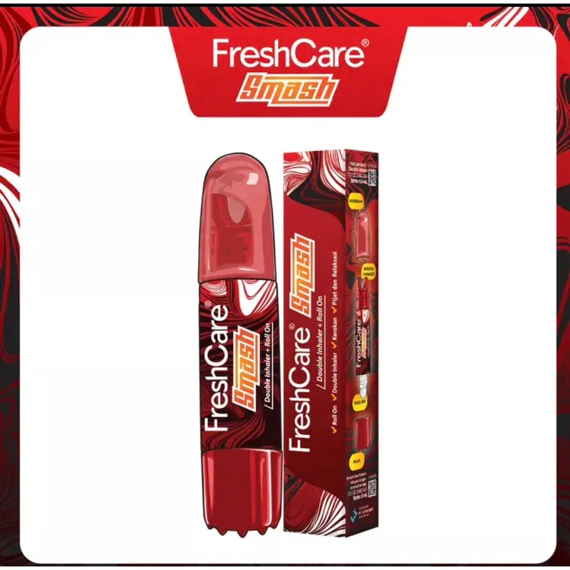 Jual Freshcare Smash merah/matcha Double inhaller + roll on | Shopee ...