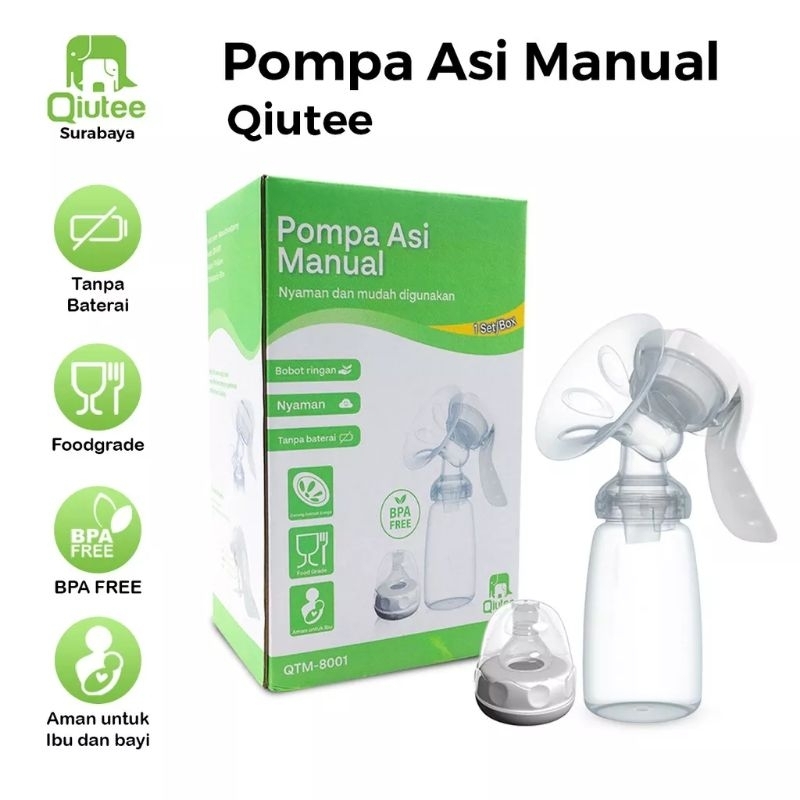 Jual Bebiku-Pompa Asi Manual Qiutee murah | Shopee Indonesia