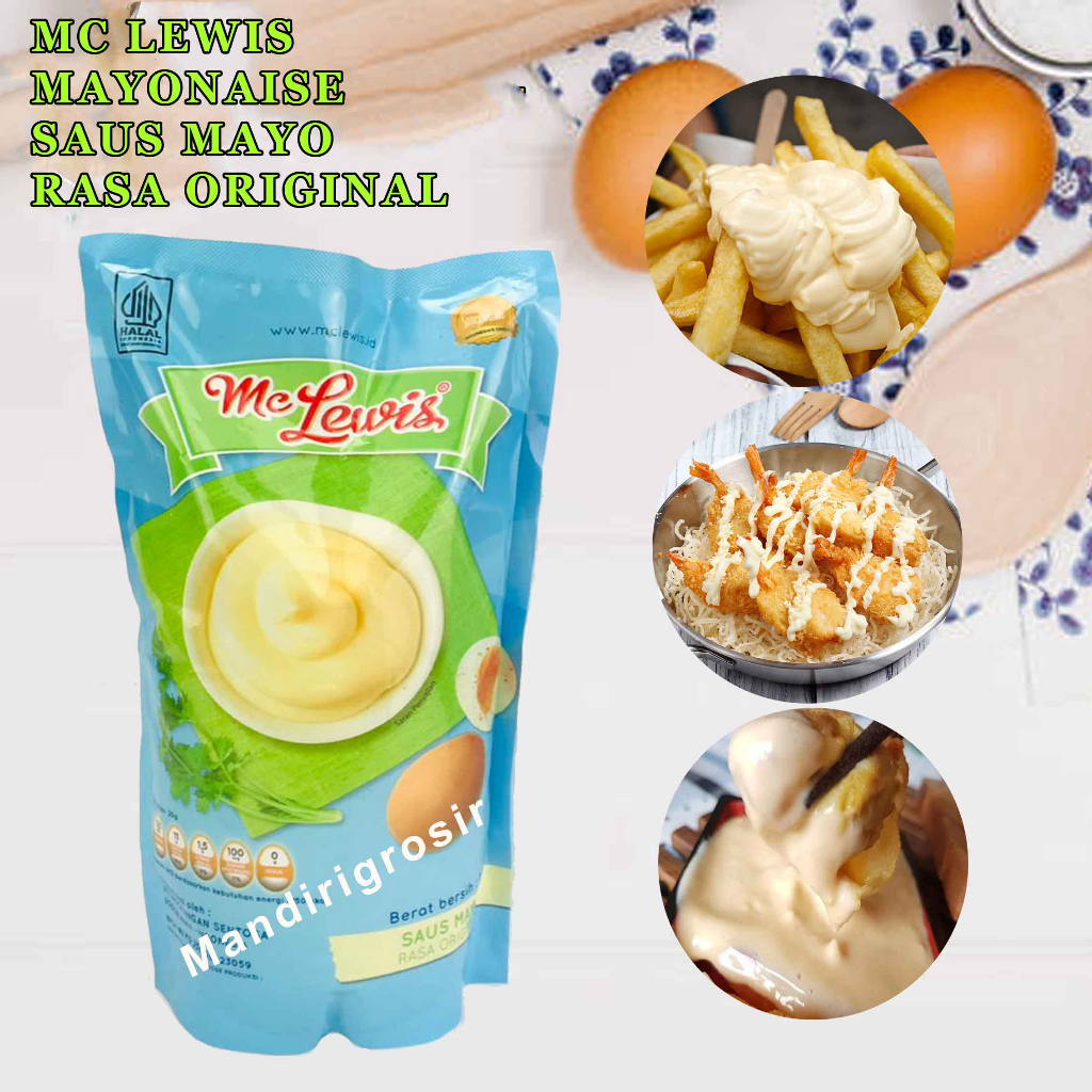 Jual Mayonaise Original * Mc Lewis Mayonaise * Saus Mayo * 1kg | Shopee ...